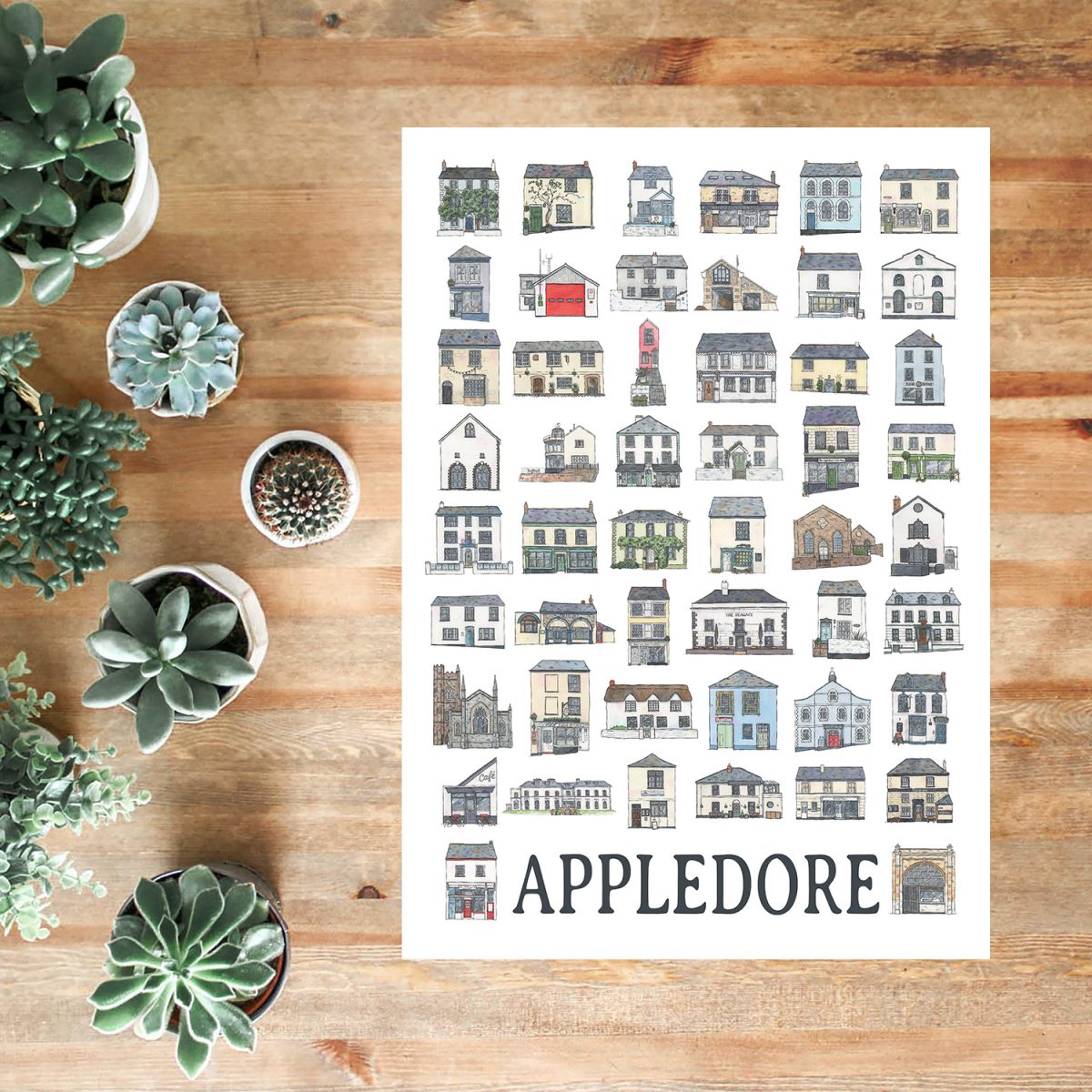 Appledore Poster Print – Clare Willcocks
